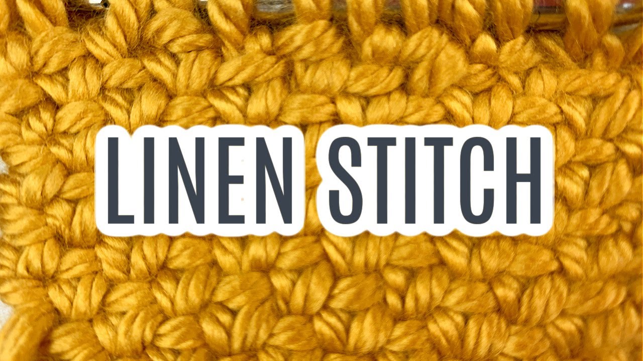 Linen Stitch Knitting Tutorial - YouTube