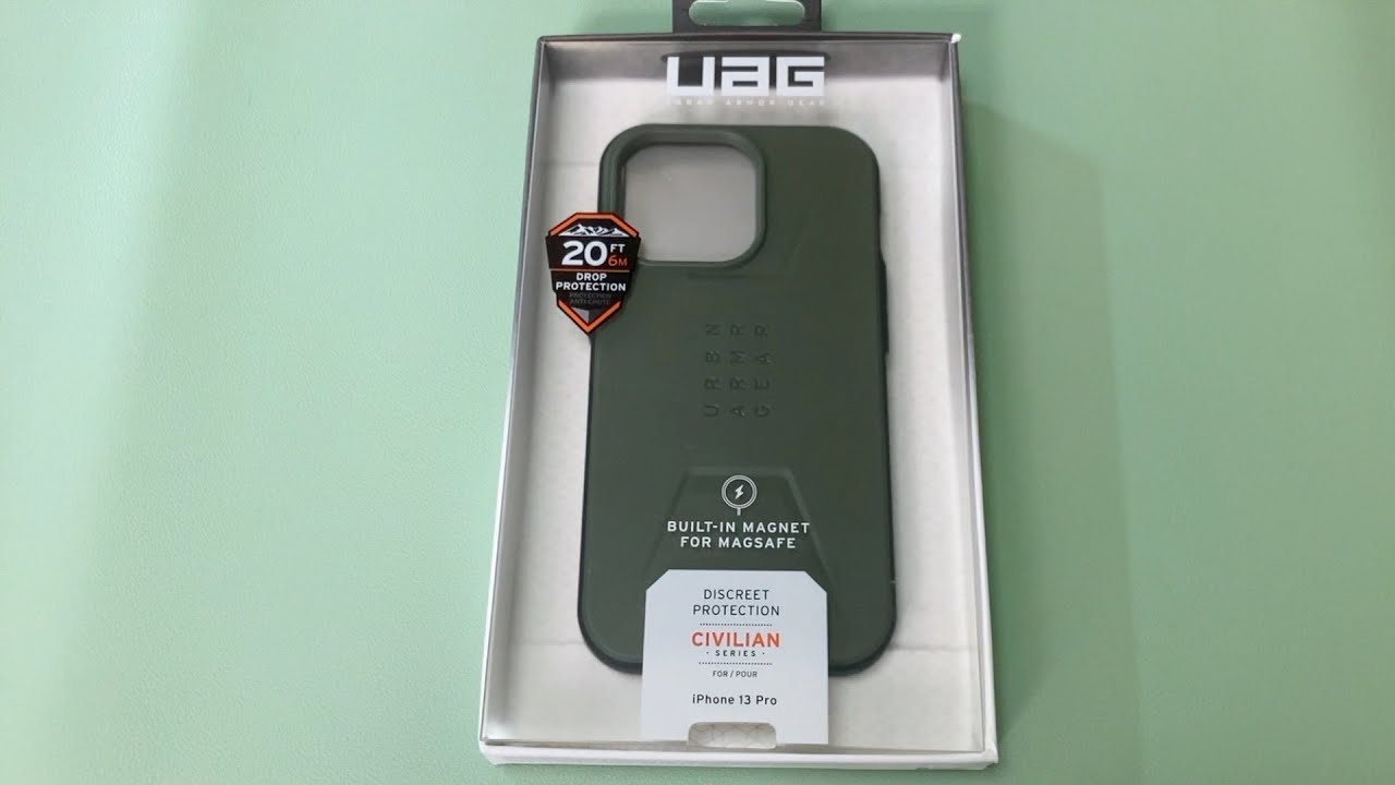 UAG Civilian Magsafe Case- IP 13 Pro - YouTube