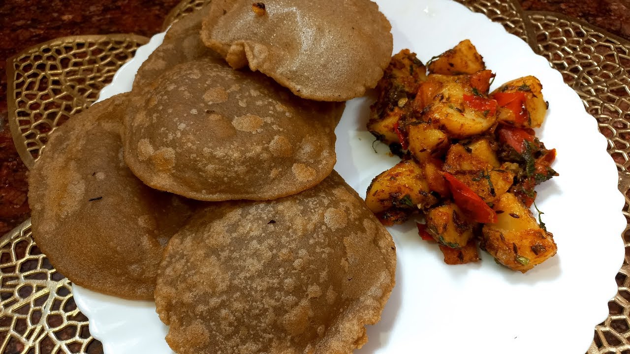 Kuttu ke aate ki poori|vrat special poori recipe|buckwheat poori - YouTube