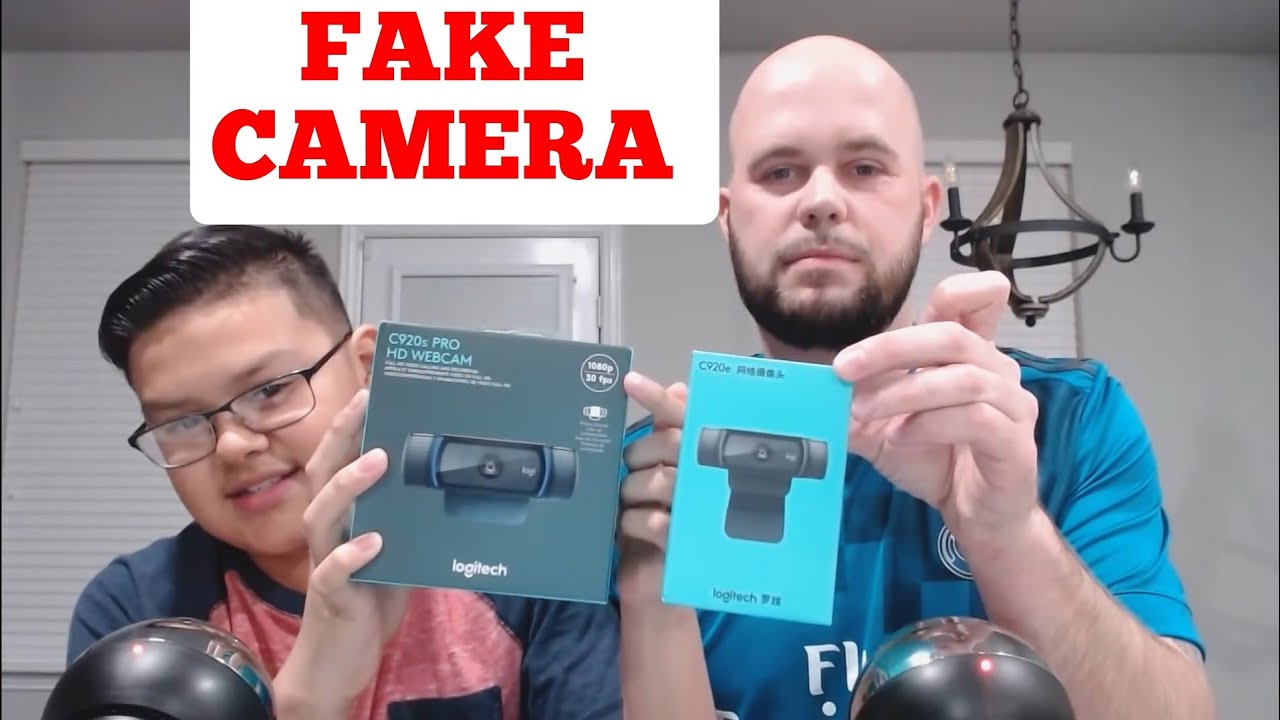 Amazon Logitech webcam replica and new equipment unboxing - YouTube