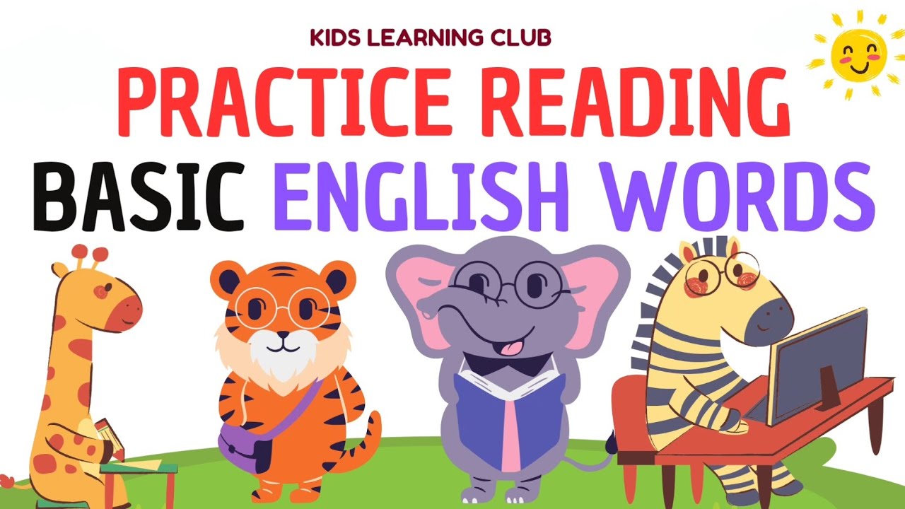 How to read the words for Toddlers?| Practice Reading Basic English ...