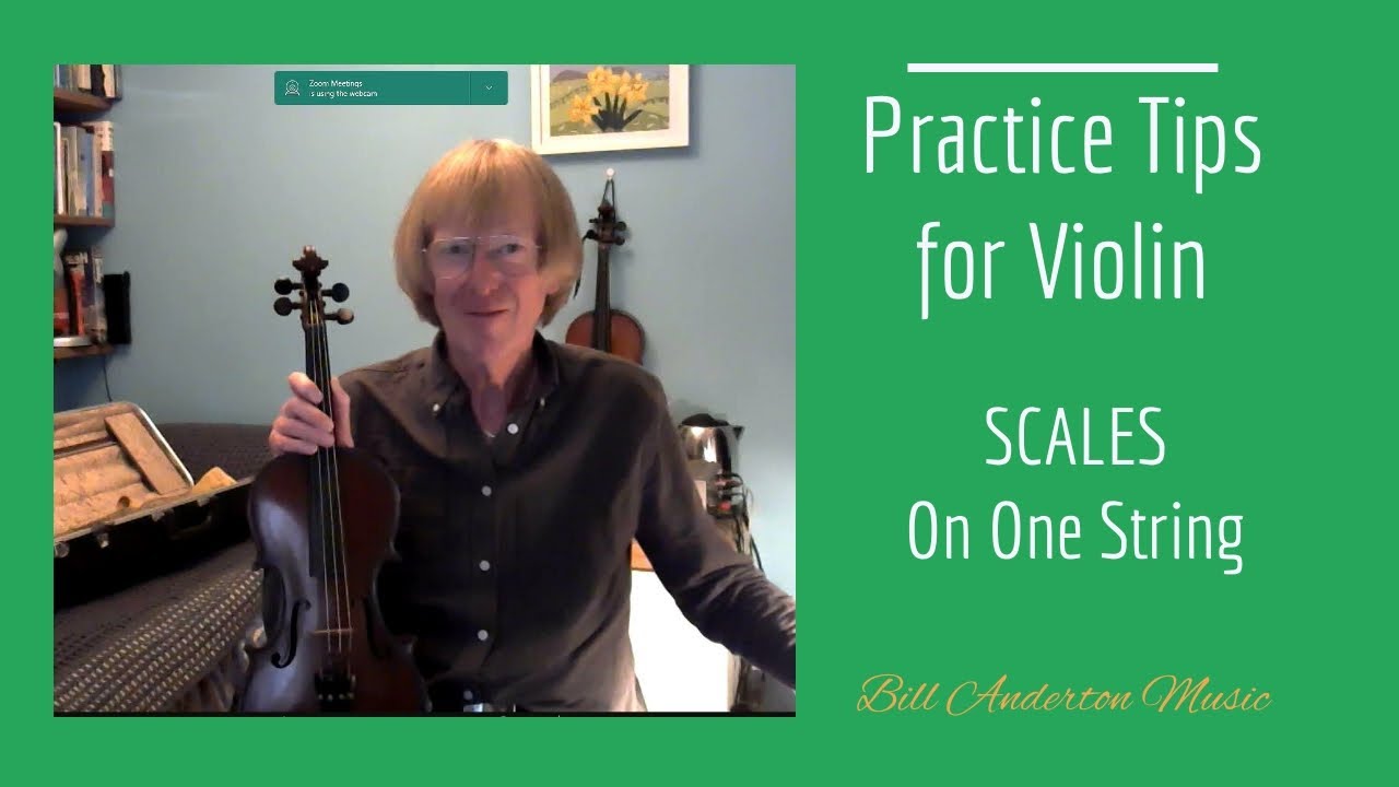 Violin Scales on One String - Practice Tips - YouTube