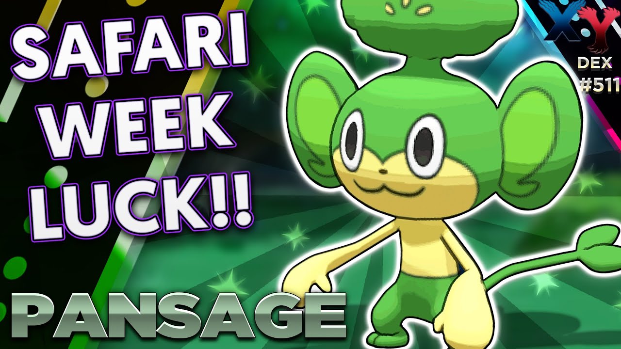 Shiny Pansage Pokemon X