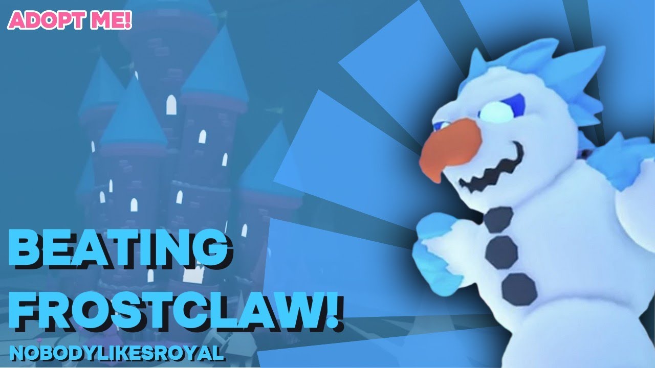 BEATING FROSTCLAW'S FURY IN ADOPT ME! 😈 🧊 - YouTube