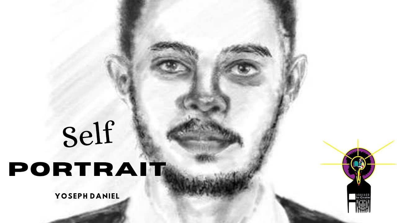 How to draw: Self portrait step by step - YouTube