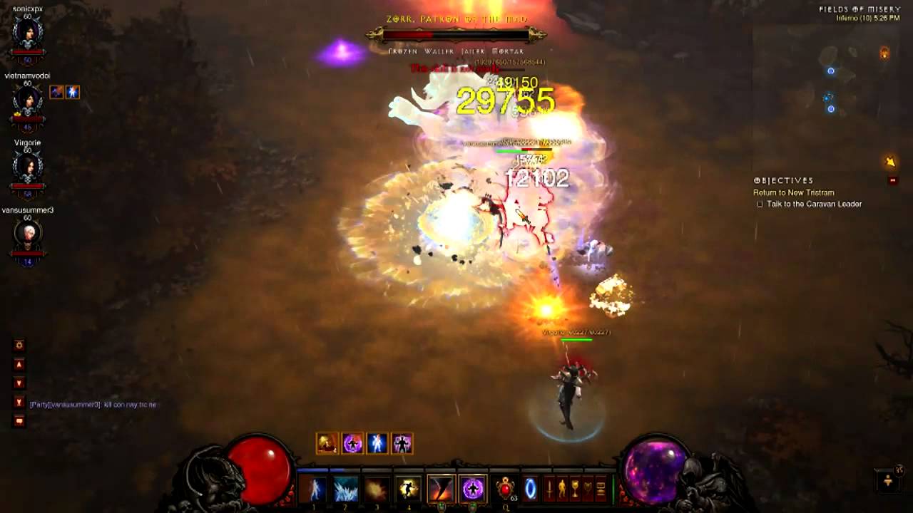 DPS Team vs 3 elite packs at the same time - MP10 Diablo 3 - v1.0.5 ...