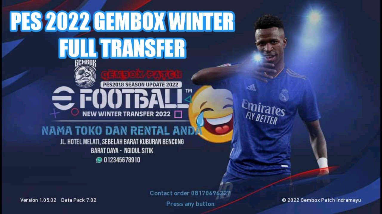 Update Gembox patch winter pes 2022 - YouTube