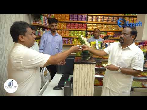 Equal Erp Billing Software In Eva Bakery Thrissur - YouTube