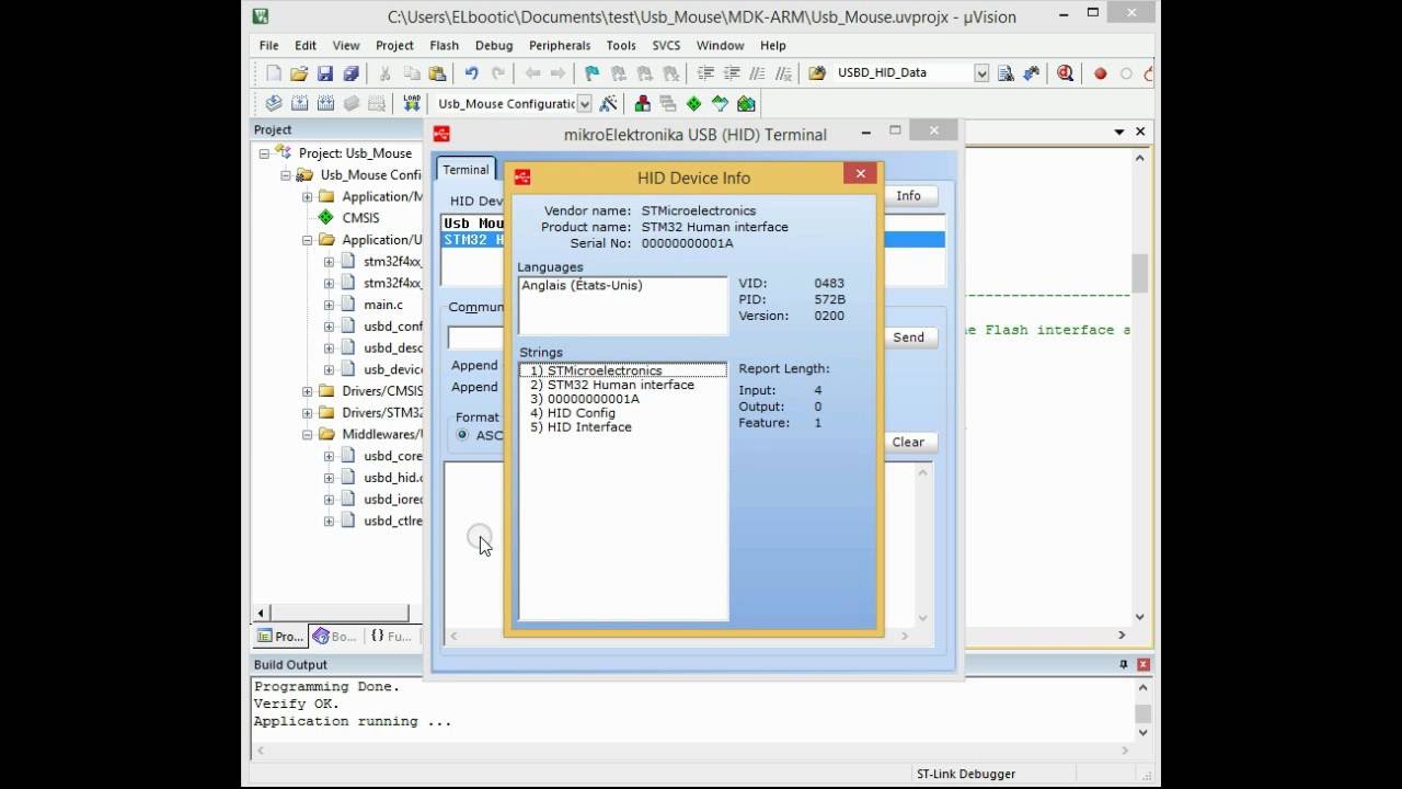 Developing USB Mouse application with STM32Cube & Keil - YouTube