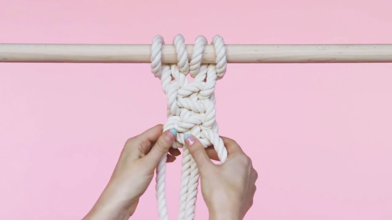 Macramé 101: Sinnets - YouTube