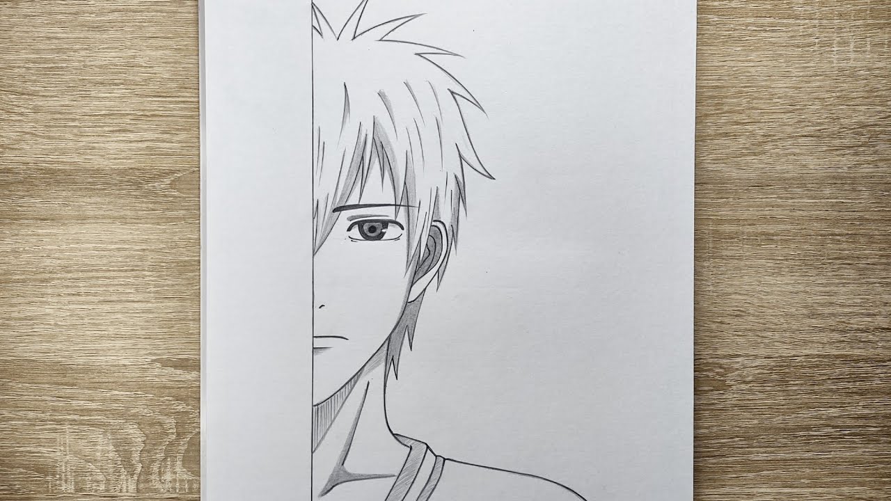 How to draw Kuroko Tetsuya step-by-step [ Kuroko No Basket ] | Drawing ...
