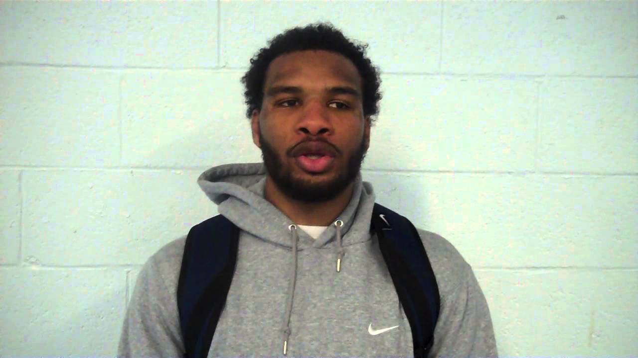 Greg Langston Adelphi post game - YouTube