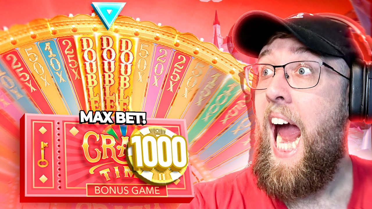 INSANE MAX BET WIN ON CRAZY TIME GAME SHOW! - YouTube