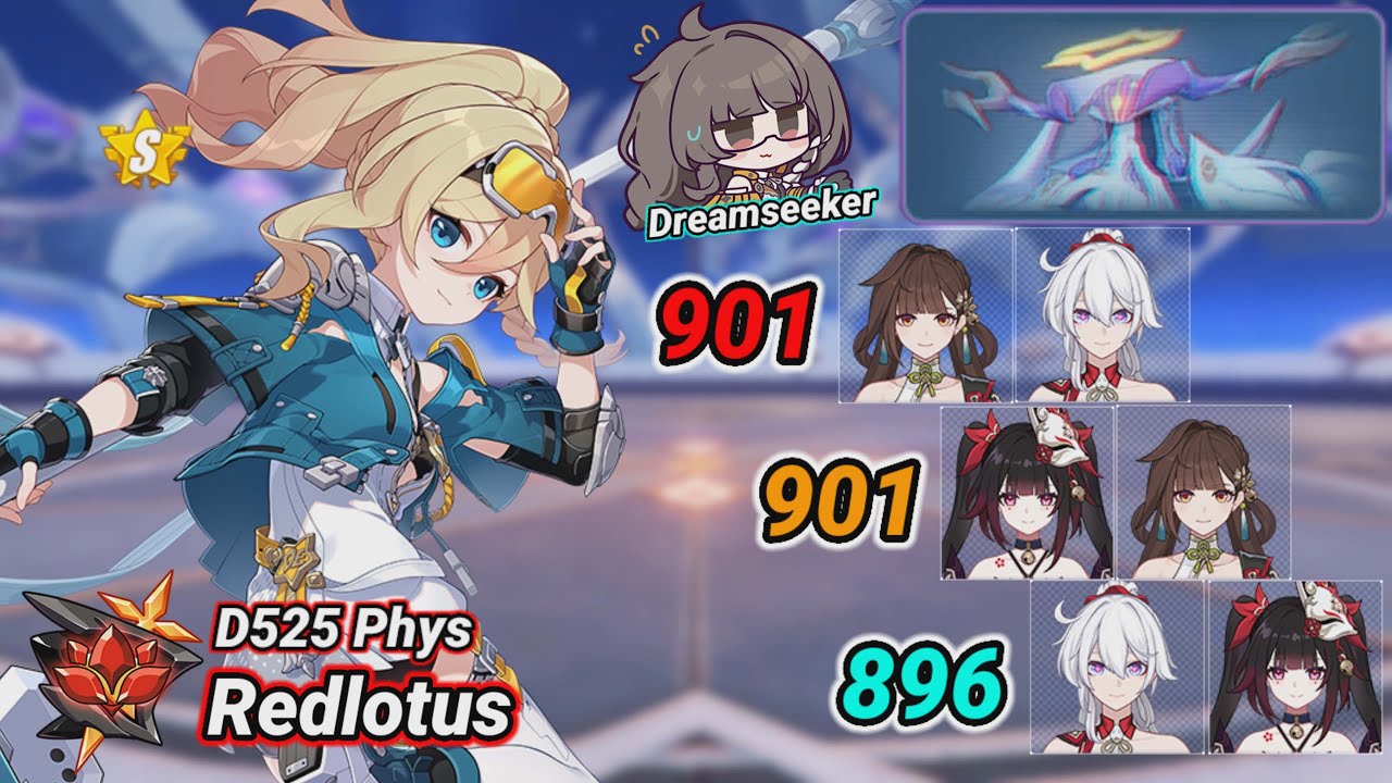 Redlotus D525: Kevin (Phys) 896~901 Pts - S0 Dudu, Sushang, Hanabi ...