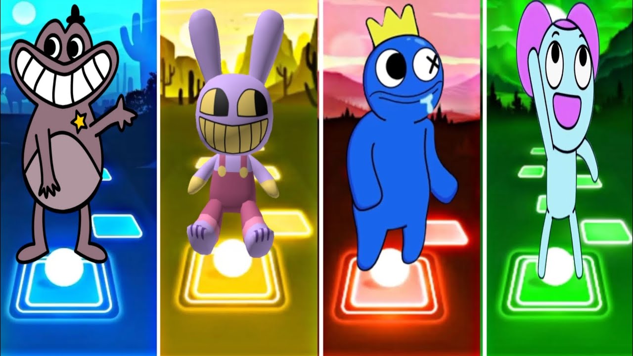 Sheriff Toadster🆚Jax The Amazing Digital Circus🆚BLUE🆚Pibby💥Who is best ...