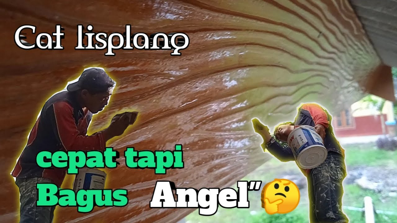 Cara cat lisplang grc motif kayu yang cepat dan bagus - YouTube