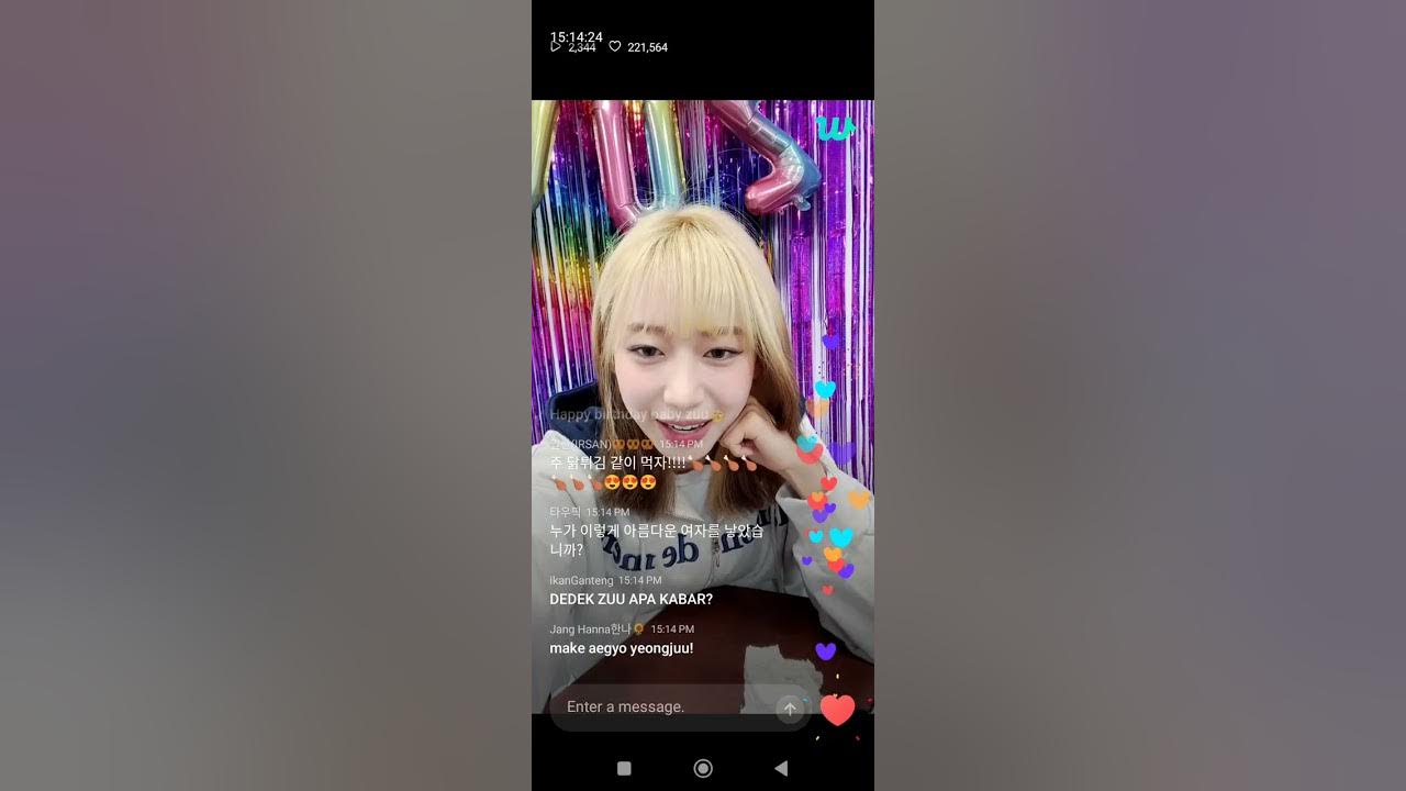 happy birthday zuu (live weverse) - YouTube