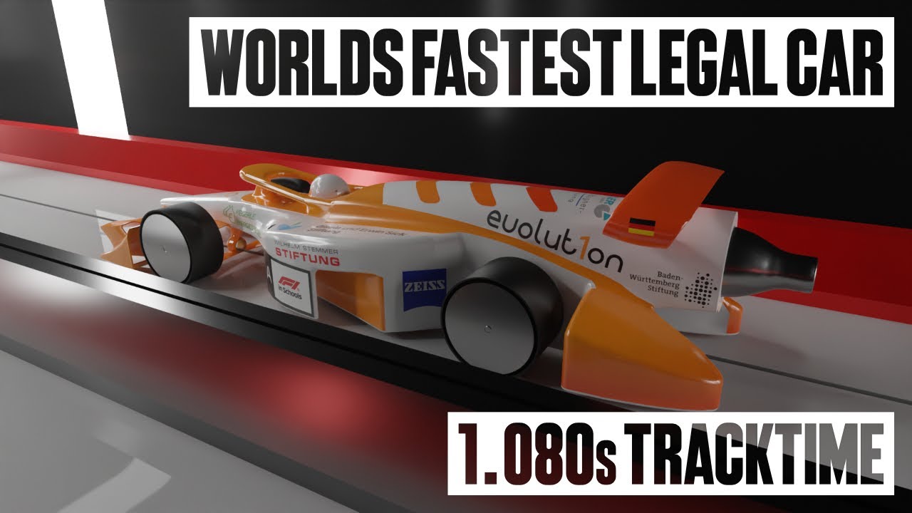 Worlds Fastest Legal Car | F1 In Schools Car Reveal - YouTube