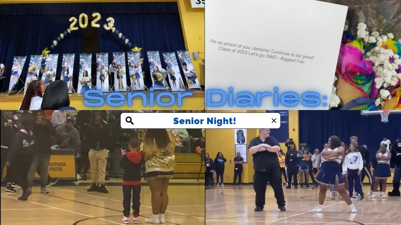 Senior Diaries: Last Senior Night ! | Pep Rally, Senior Cheer, Senior ...
