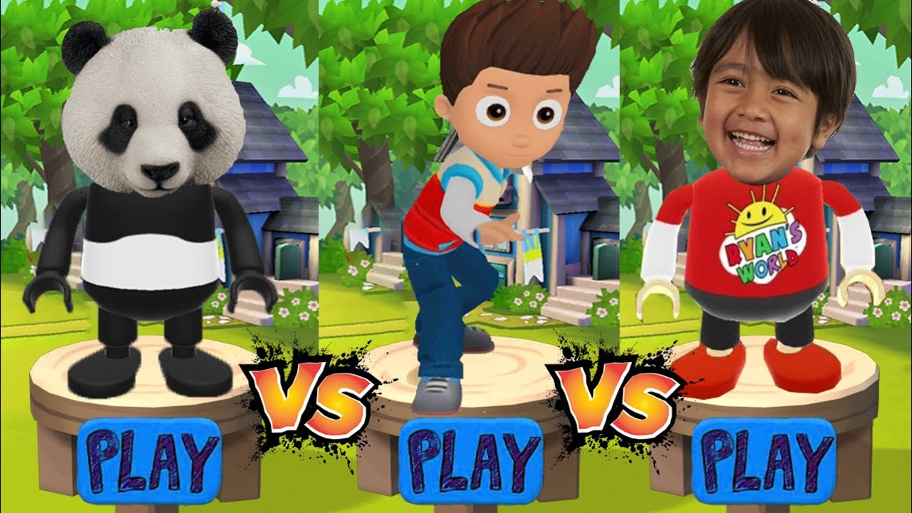 Tag with Ryan - PAW Patrol Ryder New Update vs Combo Panda vs Ryan ...