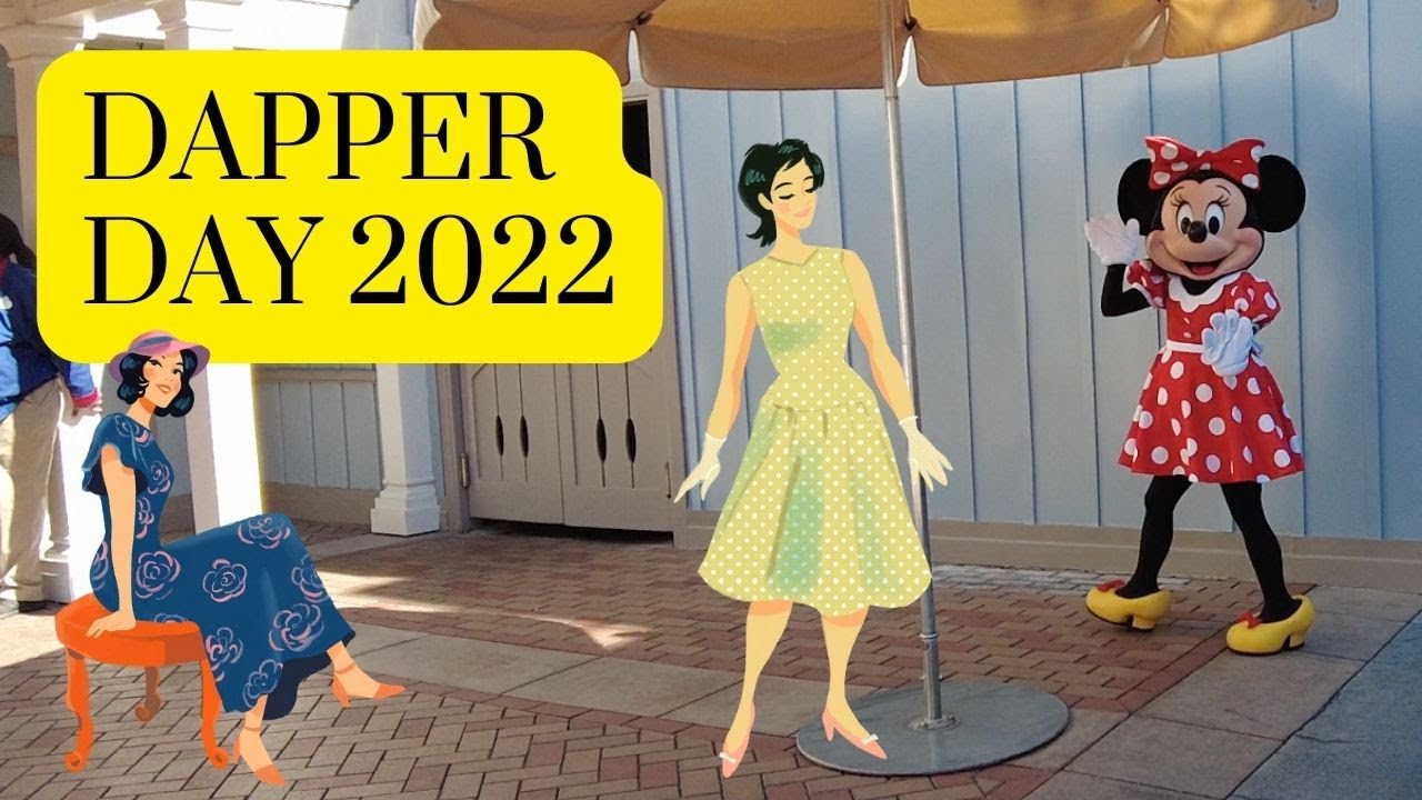 Dapper Day 2022 at Disneyland Walkthrough - YouTube