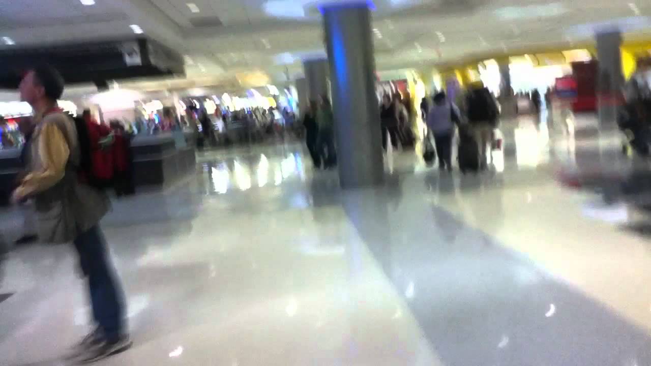 Atlanta Airport Train, Concourse F Moving Sidewalks - YouTube