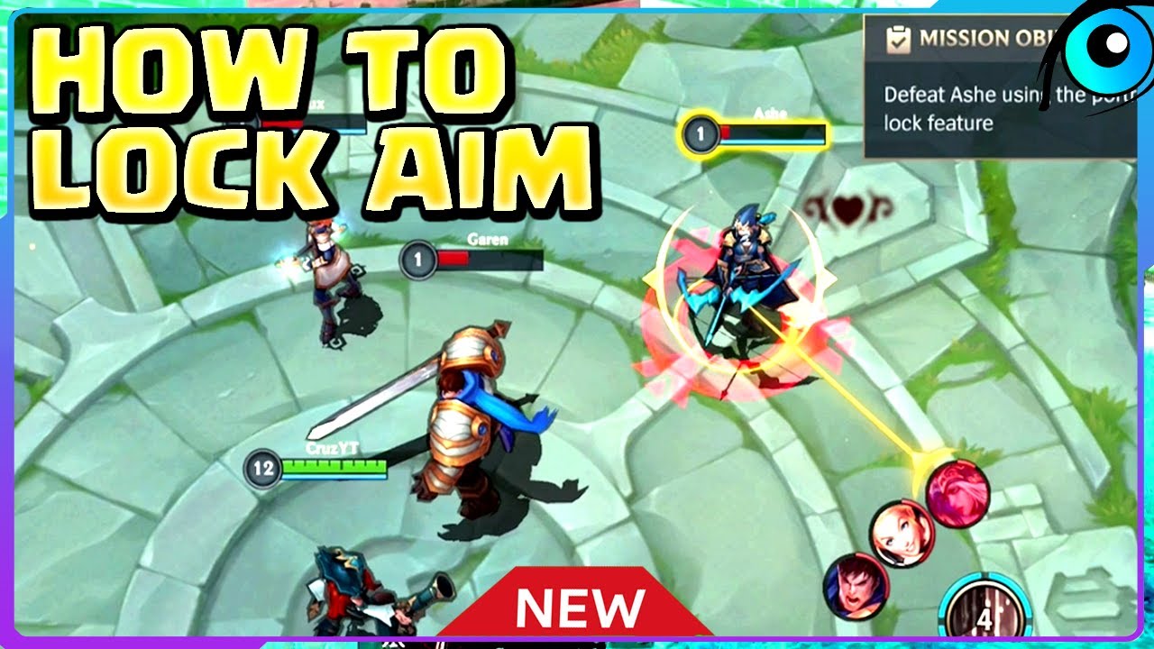 NEW LOL WILD RIFT: HOW TO LOCK AIM ON OPPONENT ENEMY CHAMPION? - YouTube