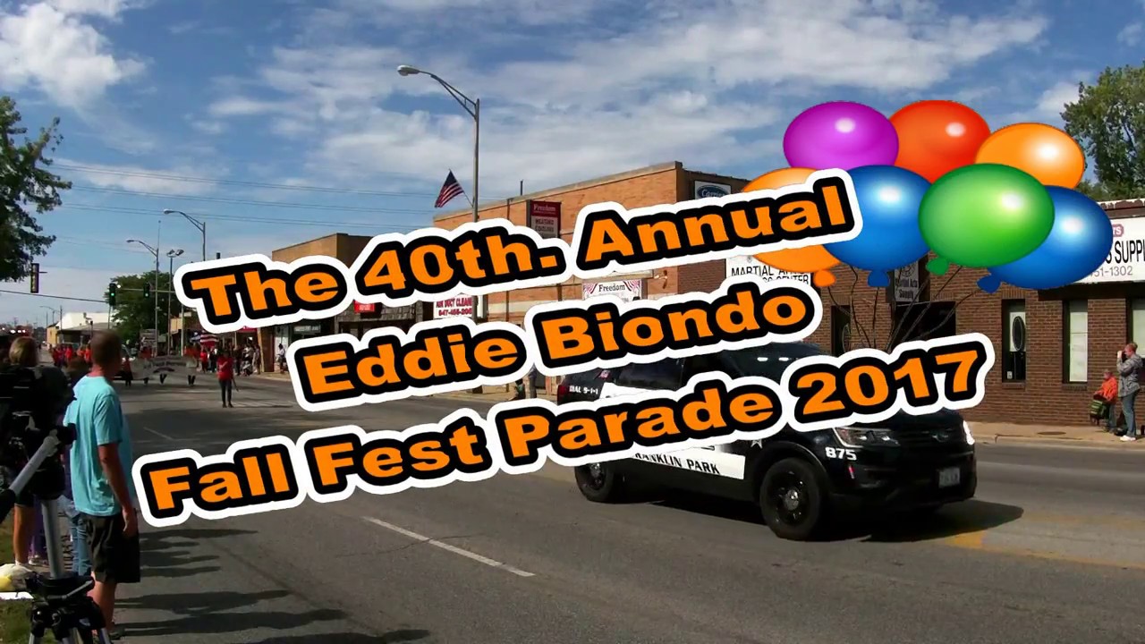 The 40th Annual Eddie Biondo Fall Fest Parade 2017 - YouTube