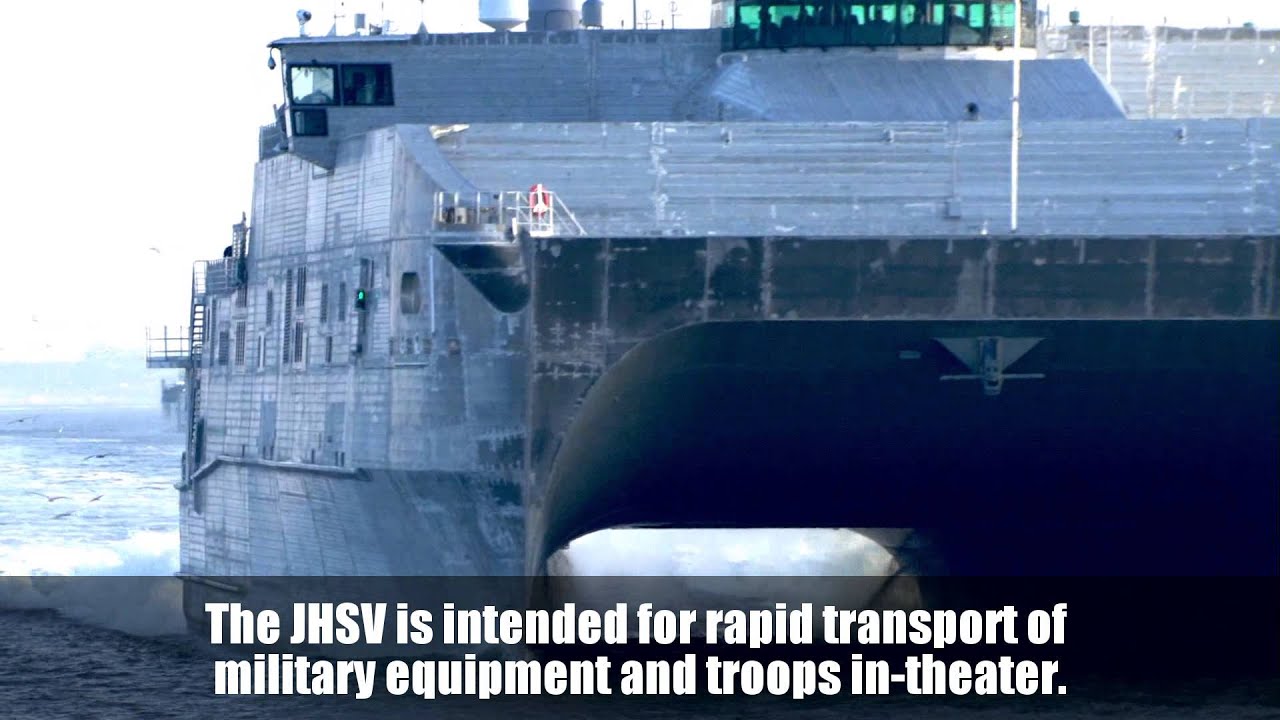 Joint High Speed Vessel (JHSV) - Spearhead Class - YouTube