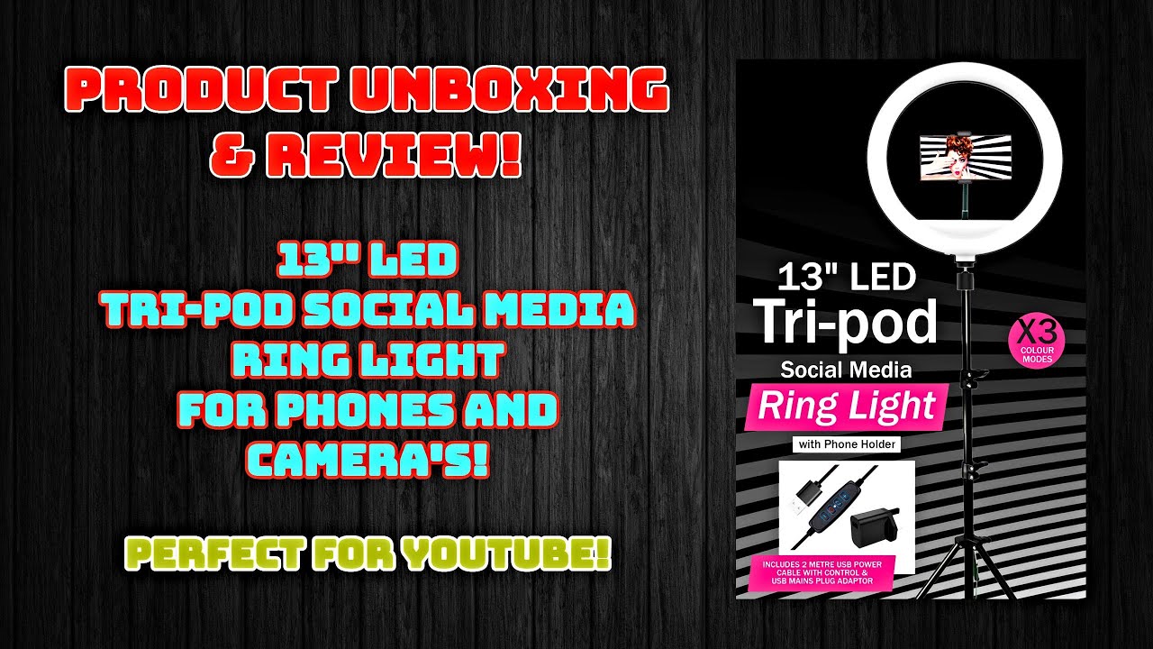 Product Unboxing and Review - EquaTech Social Media Ring Light ...