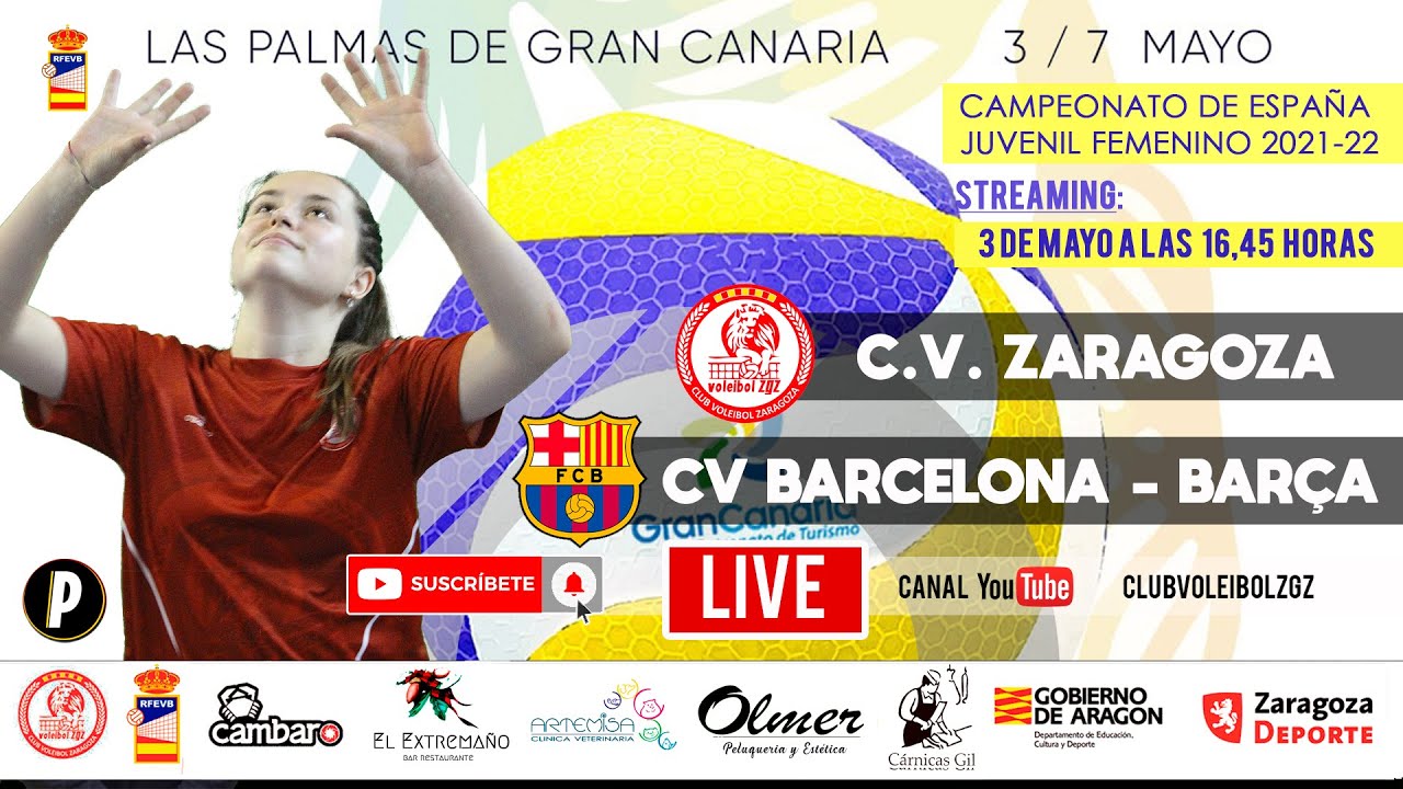 [DIRECTO] CV BARCELONA BARCA - CV ZARAGOZA - YouTube