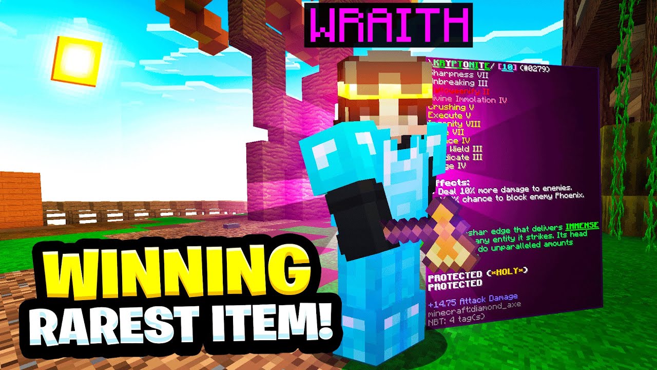 WINNING THE *RAREST* ITEM ON THE ENTIRE SERVER... | Minecraft Factions ...