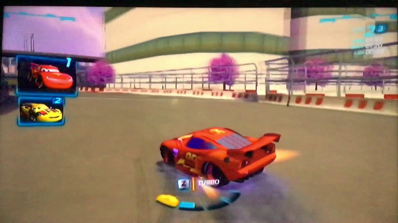 Cars 2 The Video Game | Lighting McQueen-Runway Tour | Wii - YouTube