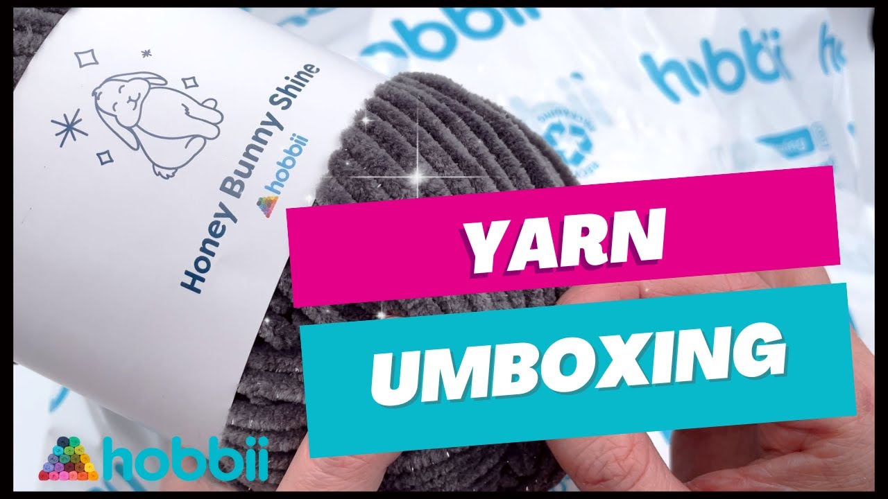 Unboxing gorgeous new yarn from Hobbii -You will LOVE this yarn! - YouTube