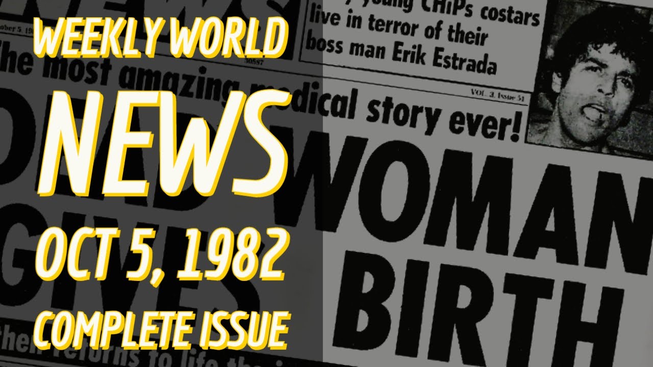 Weekly World News from October 5, 1982 - YouTube