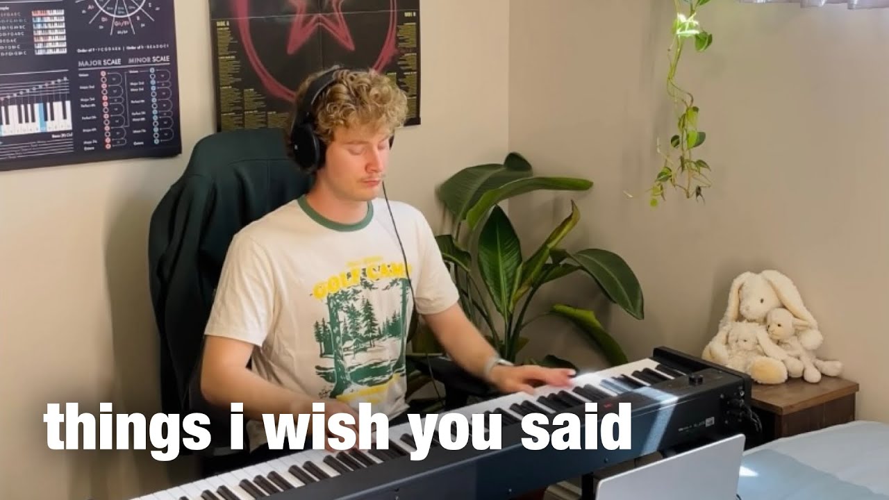 Sabrina Carpenter - things i wish you said | Piano Cover (Arrangement ...