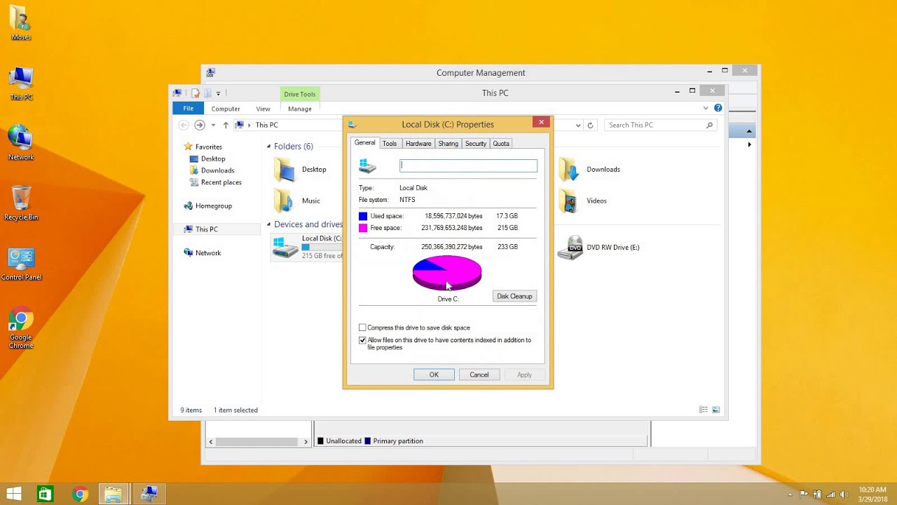 How To Create Partition From C Drive on Windows 10 - YouTube