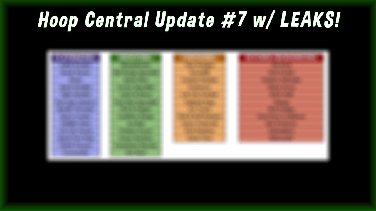 Hoop Central Update #7 | LEAKS! - YouTube