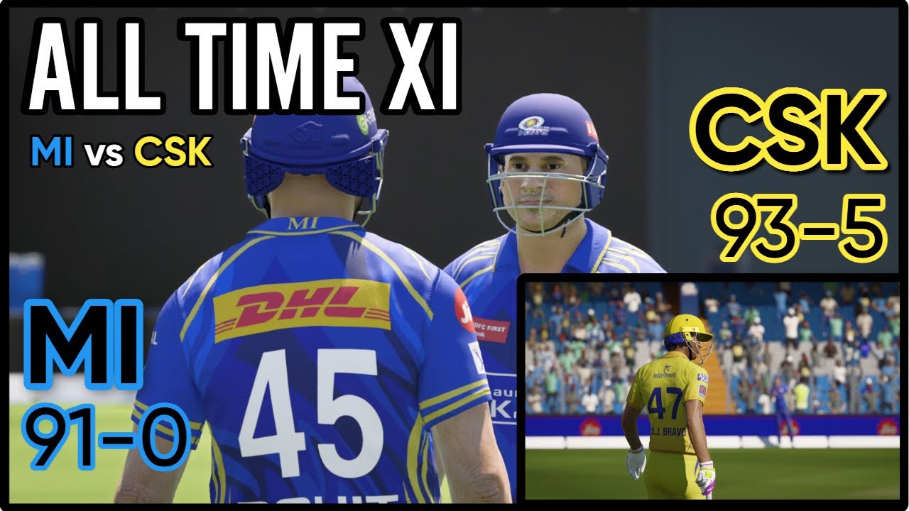 CSK vs MI ALL TIME XI | Sachin, Malinga, Bravo, Raina l El - classico ...