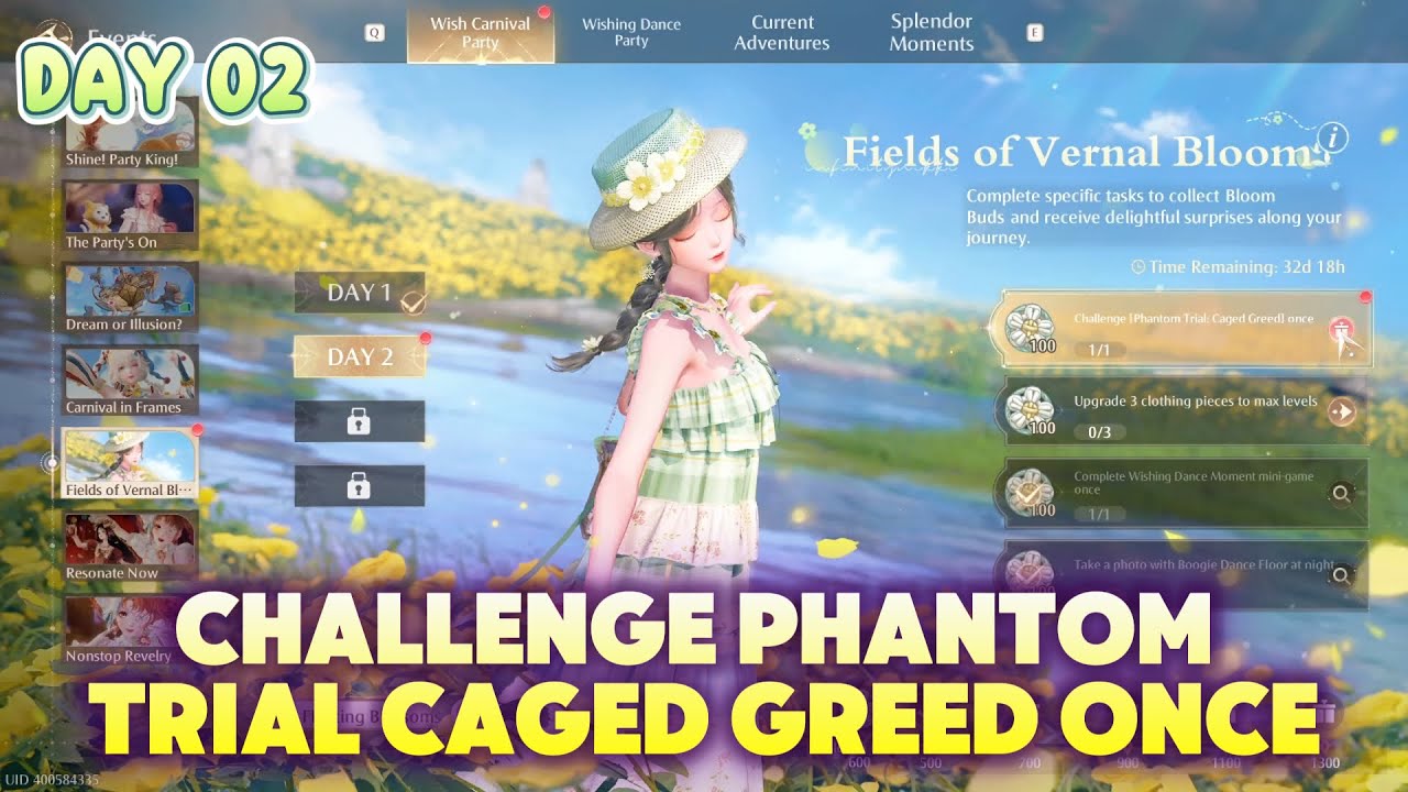 Challenge Phantom Trial Caged Greed once | Infinity Nikki - YouTube