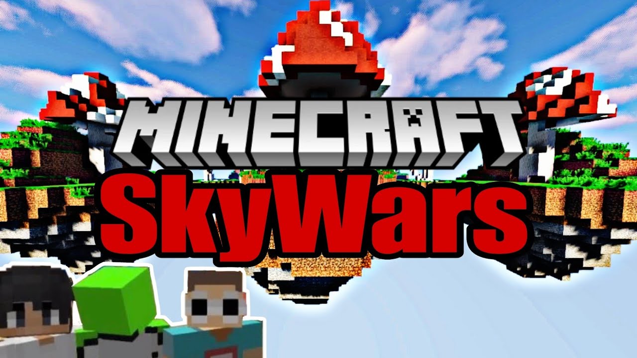 Jugando por PRIMERA VEZ a SKYWARS en MINECRAFT #cubecraft - YouTube