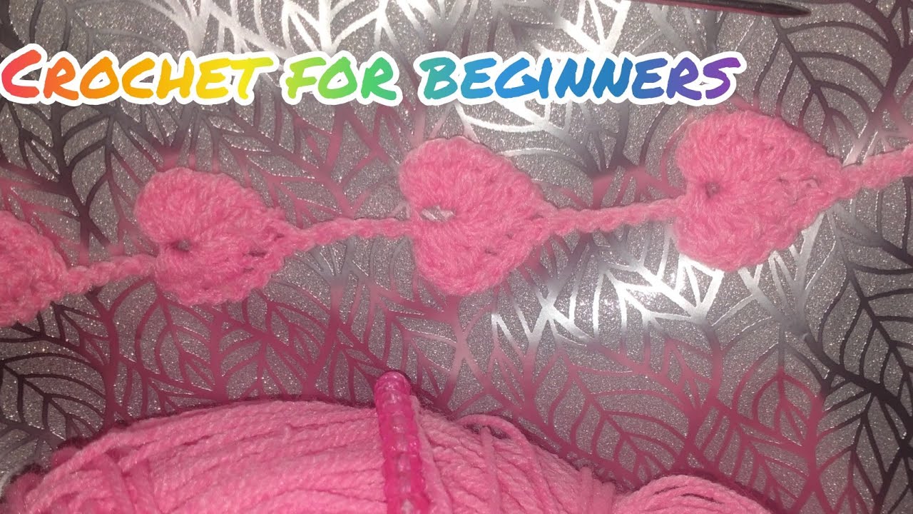 Wow amazing crochet heart chain/crochet #crochetforbeggniers# ...