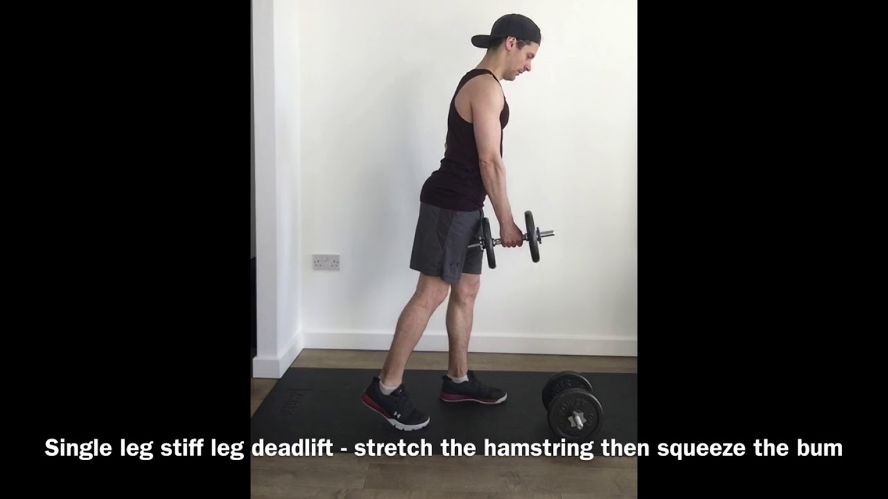 How to - Single Leg Stiff Leg Deadlift (RDL) - YouTube
