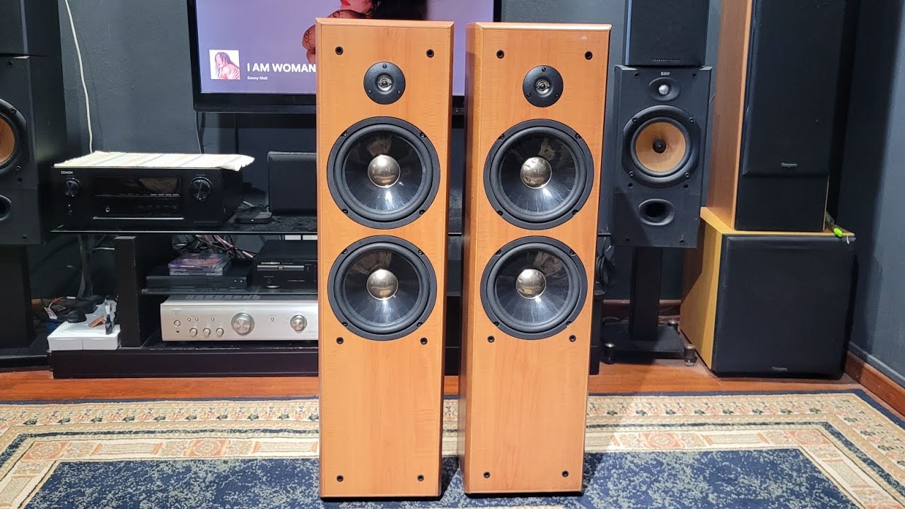 Review Speaker Denon SCM-90 - YouTube
