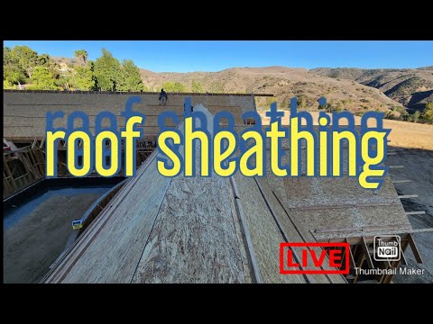 instalando triplay en el techo (roof sheathing)#framing #construction ...