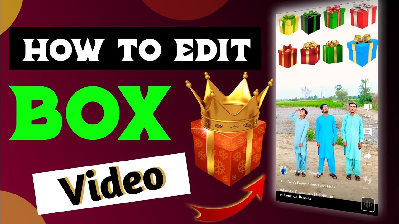 How to Edit Box Video Edit in Capcut || Box video kaise banain - YouTube
