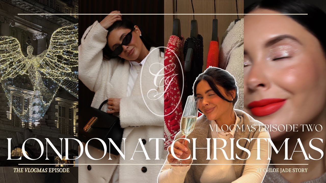 VLOGMAS TWO || LONDON SHOPPING, FESTIVE MANICURES, A HOMESENSE TRIP ...