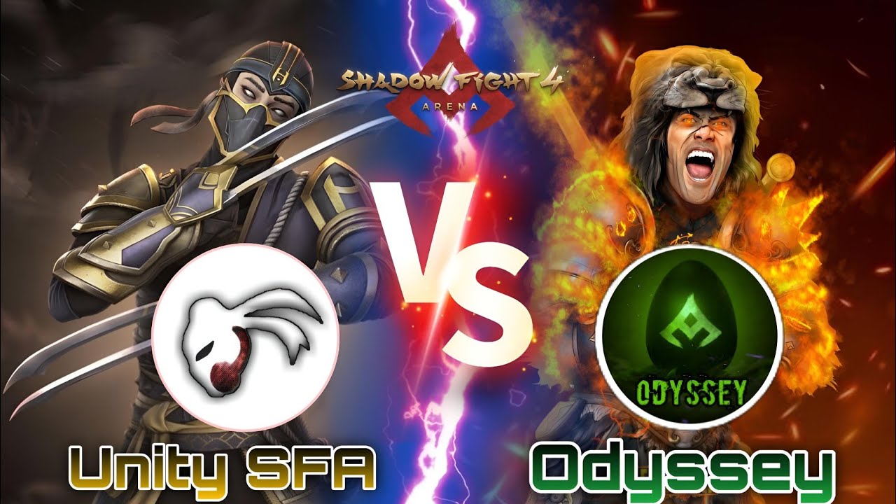 🔥 UNITY SFA Vs The Odyssey Gaming🔥[Part - 3] | Shadow Fight 4 : Arena ...