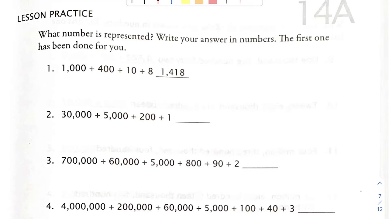 Math U See Delta Lesson 14 - YouTube