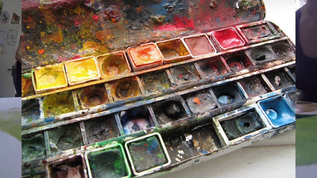 míchání barev - akvarel /aquarel colors/ - YouTube